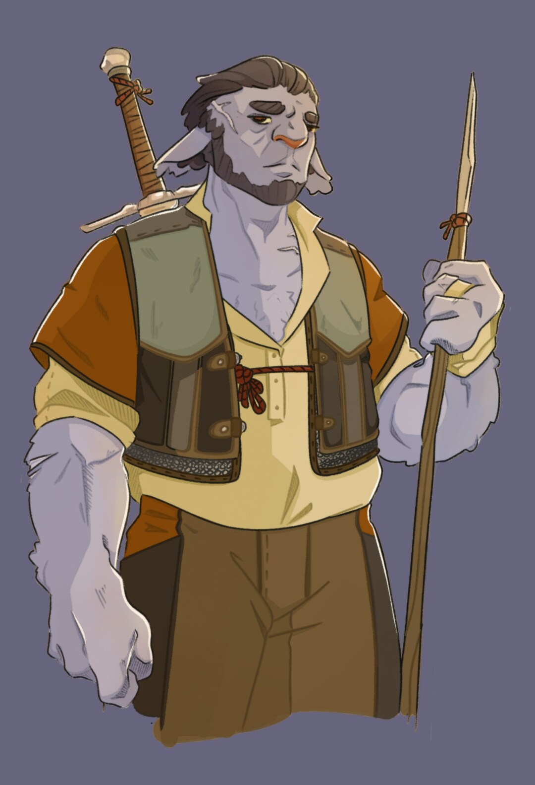 Dnd Character Commission half Body - Etsy