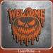 Evil Pumpkin Welcome Sign SVG for Laser Cutting, Halloween Layered Door ...