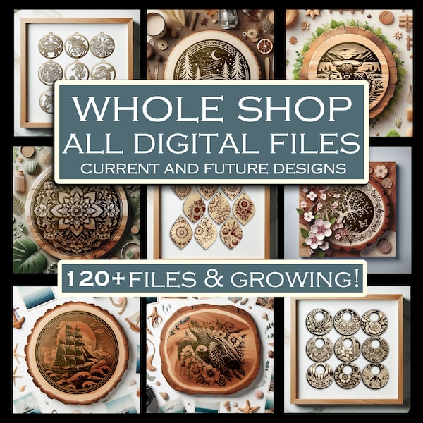 Svg Files for Laser and Engraving Earrings - Etsy