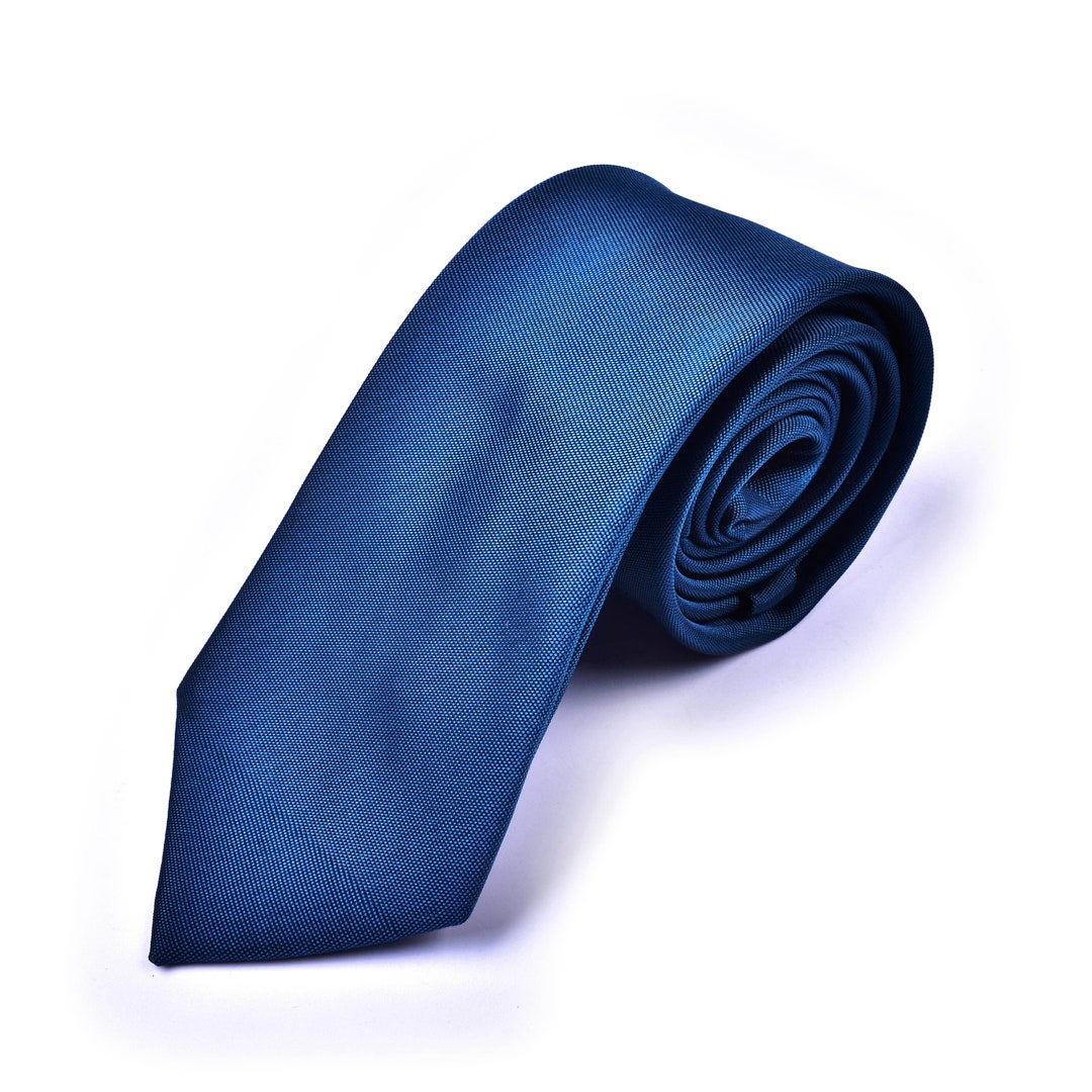 Ink Blue Necktie - Navy Tecktie Imperial Teal Necktie - Deep Teal ...