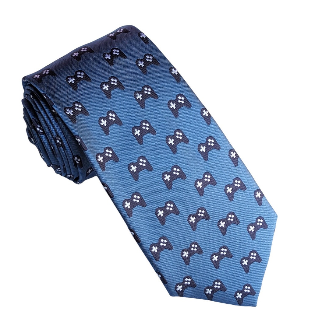 Video Game Necktie - Gamer Gift, Men's Gamer Gift, Men's Gaming Gift ...