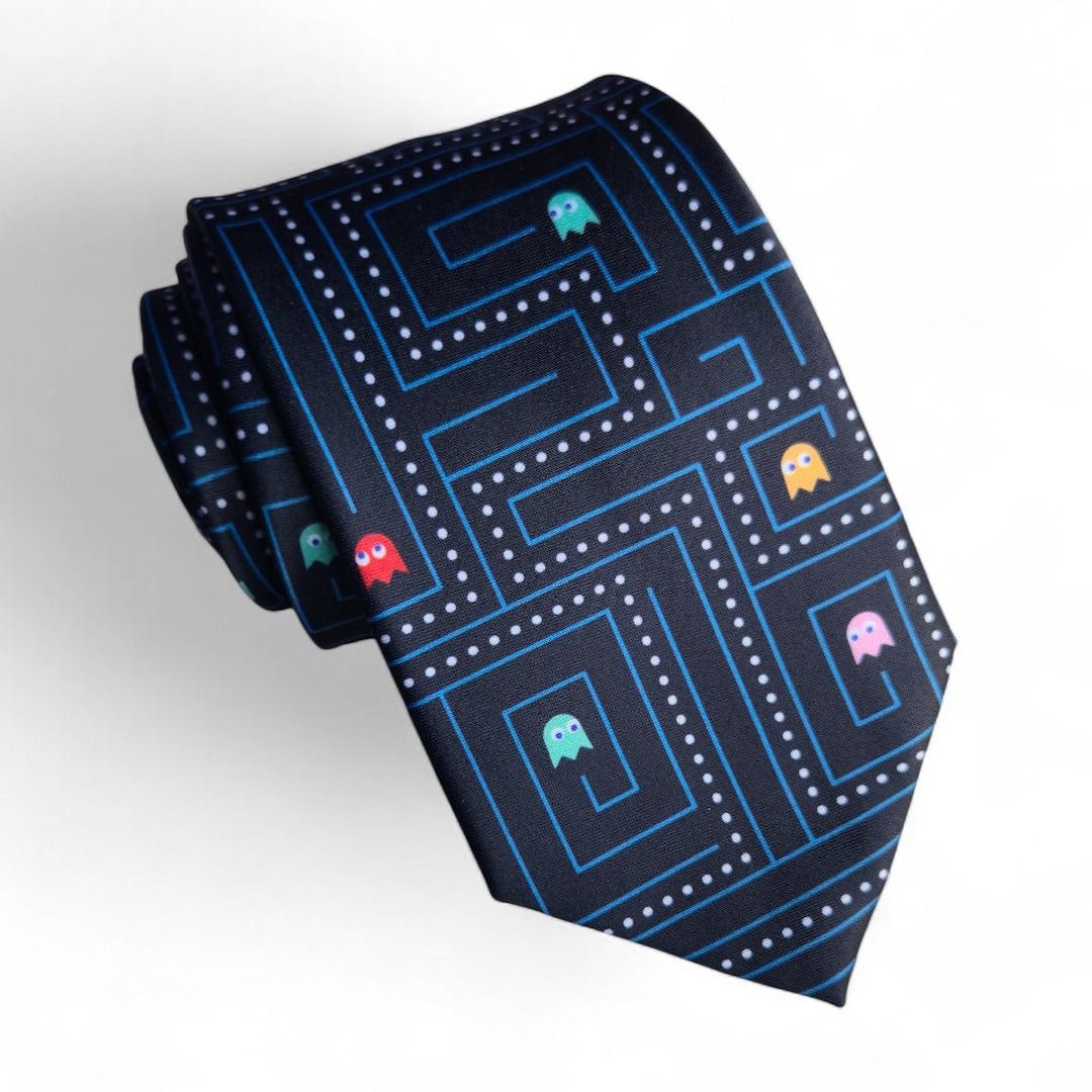 Video Game Necktie - Gamer Gift, Men's Gamer Gift, Men's Gaming Gift ...