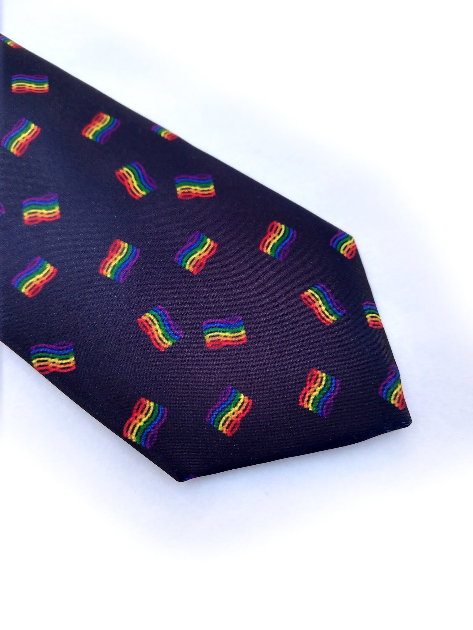 Pride Necktie LGBTQ Necktie Pride Tie Rainbow Tie | Etsy