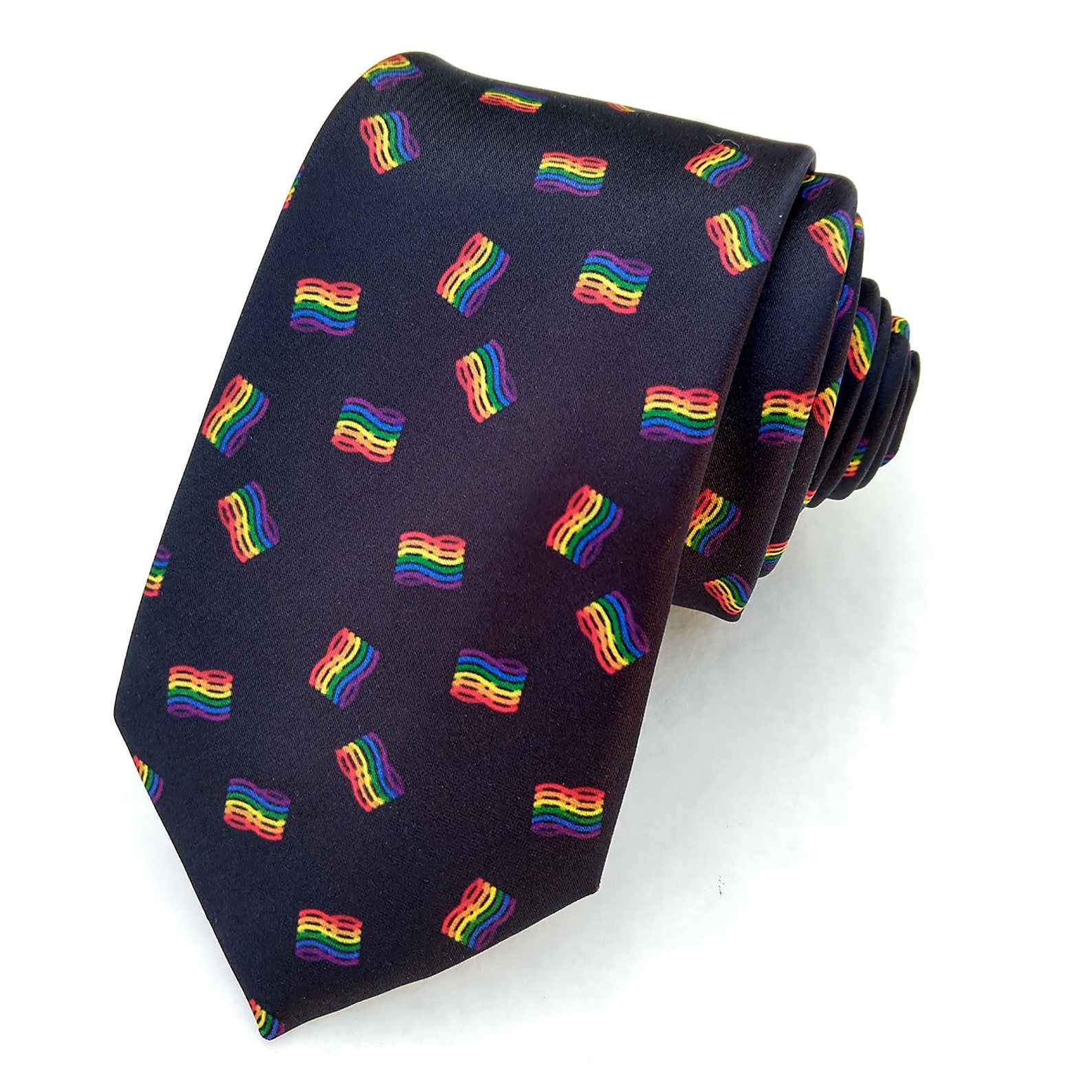 Pride Necktie - LGBTQ Necktie - Pride Tie - Rainbow Tie - Rainbow ...