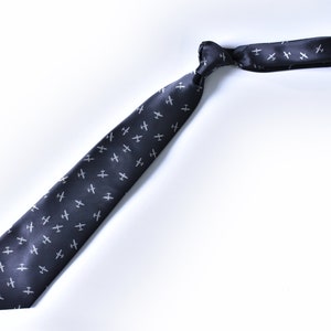 Grey Biplane Airplane Necktie - Airplane Tie -flight School Gift ...