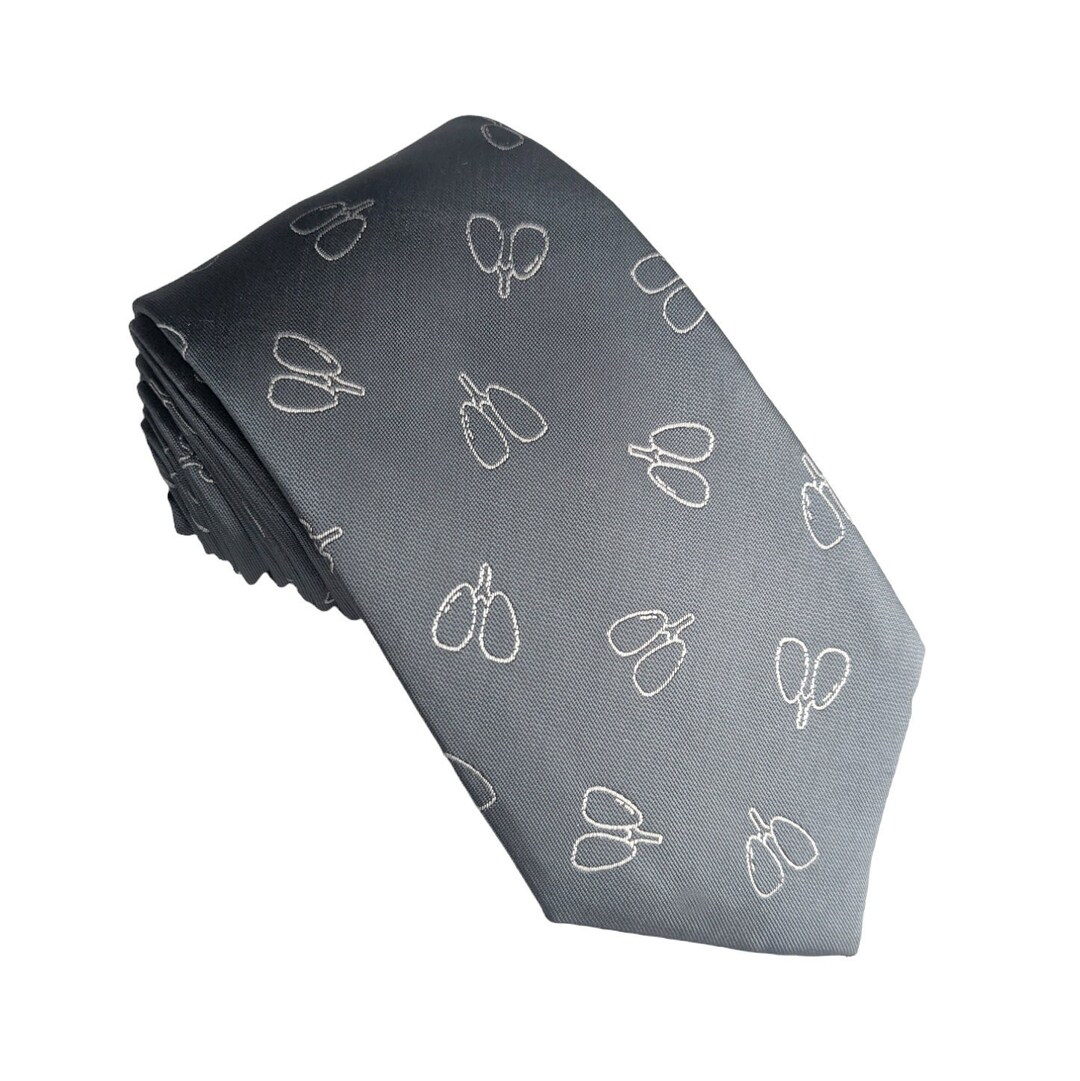 Lungs Necktie, Respiratory Therapist Gift, Doctor Necktie, Doctor Tie ...