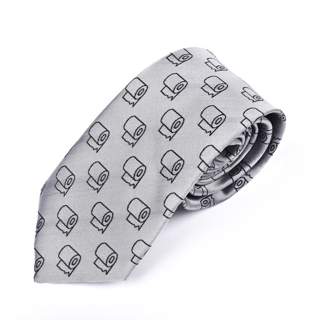 Toilet Paper Necktie - Plumber Necktie - Plumbing Necktie - Plumber Tie ...