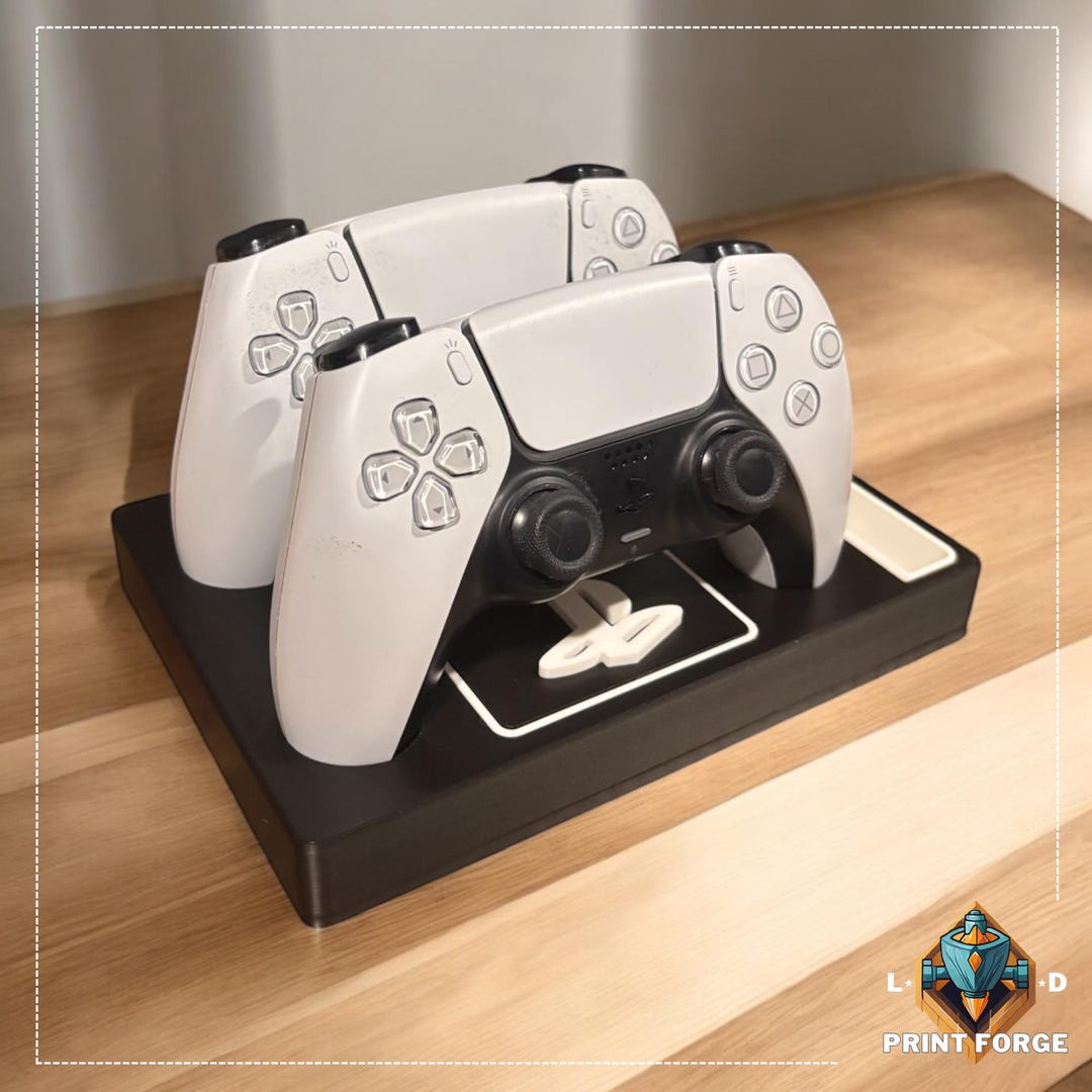 Dual Playstation Controller Stand | Controller Holder | Personalised ...