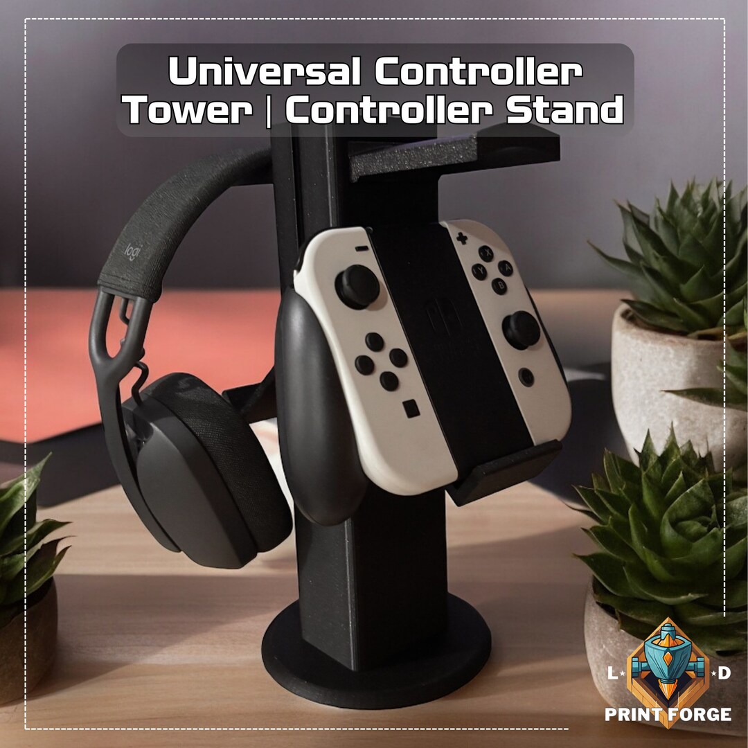 Universal Controller Tower | Controller Stand | Headphone Hanger ...