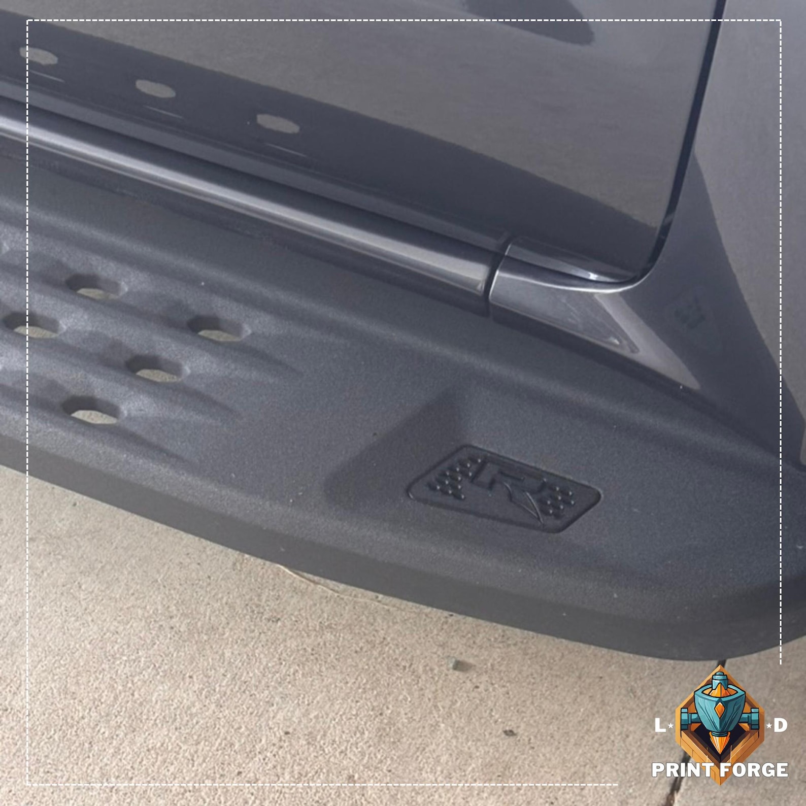 Ford Next-gen Ranger Raptor Side Step Inserts – Blackout "r" Edition ...