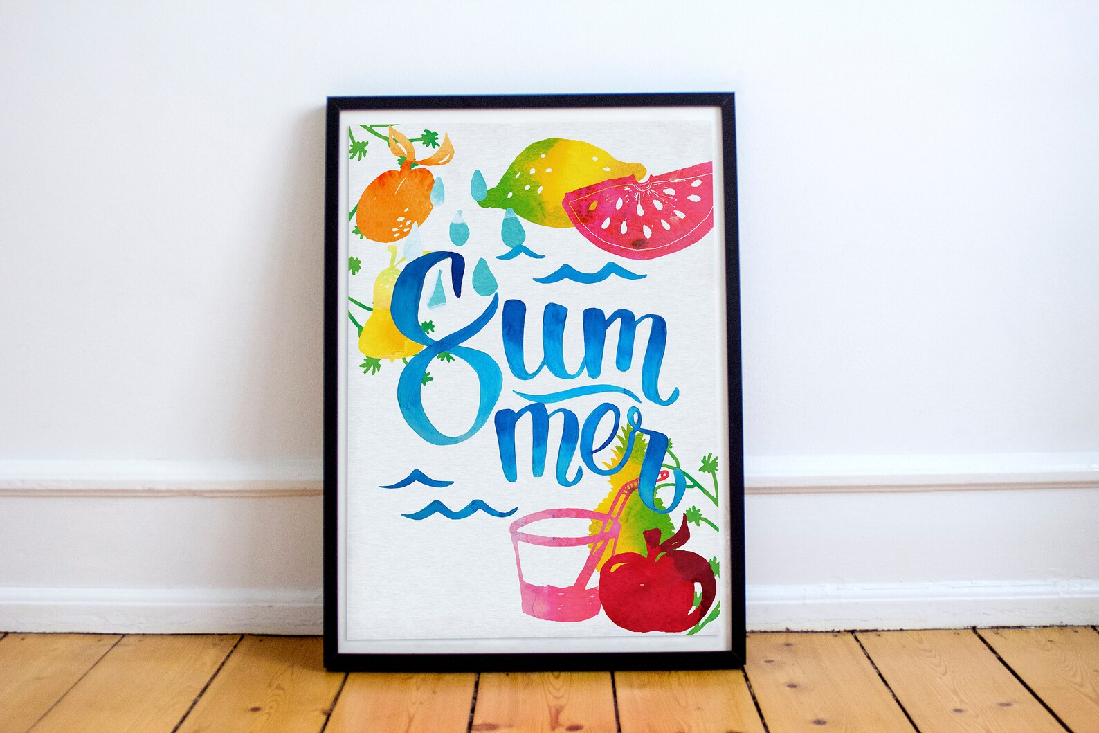 Summer Poster, Fresh Poster, Summer Vibes Wall Art - Etsy