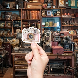 Vintage Old Camera Sticker - Pastel Watercolor Vinyl, Perfect for ...