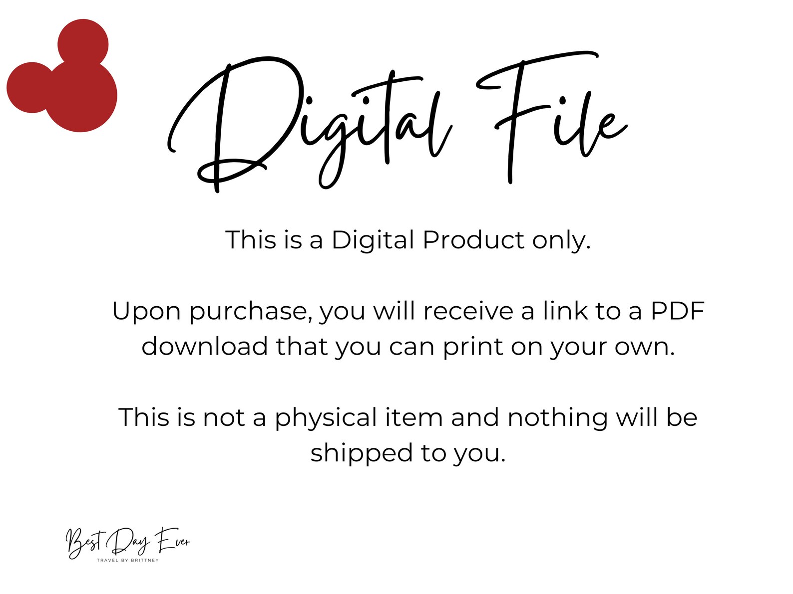 WDW Trip Reveal Ticket Printable, Surprise Kids With Vacation, Gift ...