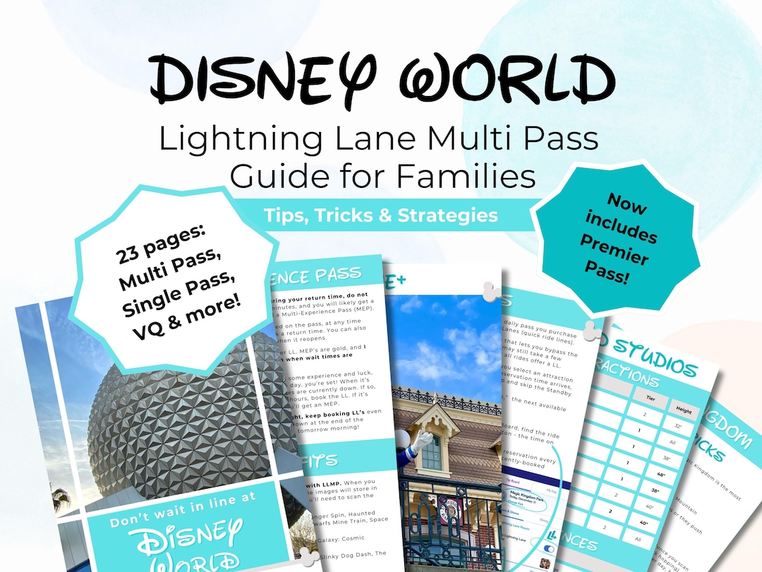 Disneyworld Lightning Lane Multi Pass Guide, Single Pass & VQ, WDW ...