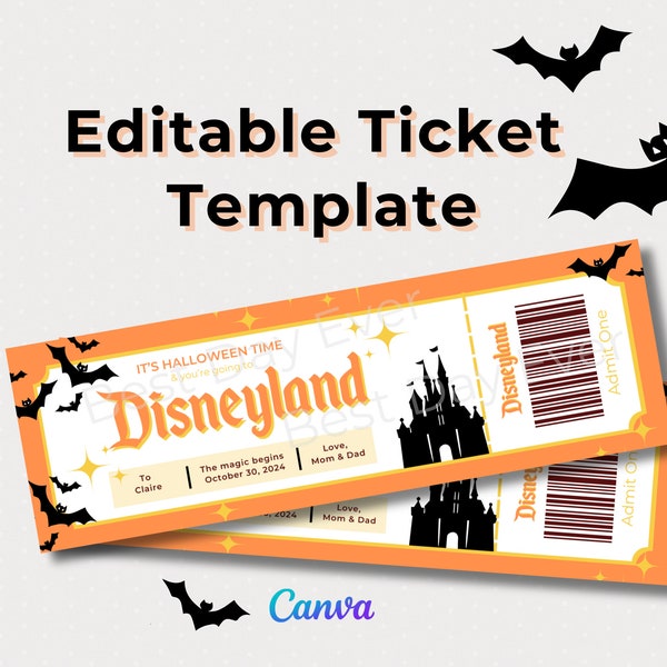 Printable Disneyland Halloween - Etsy