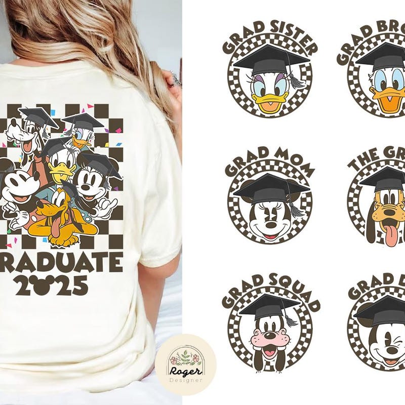 Mickey Graduation - Etsy