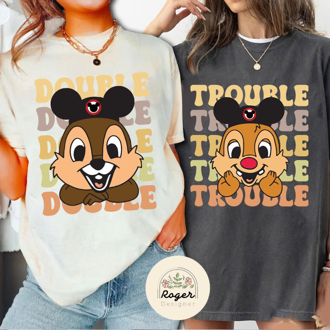 Chip and Dale Shirt, Disney Couples Shirt, Matching Disney Trip Shirts ...