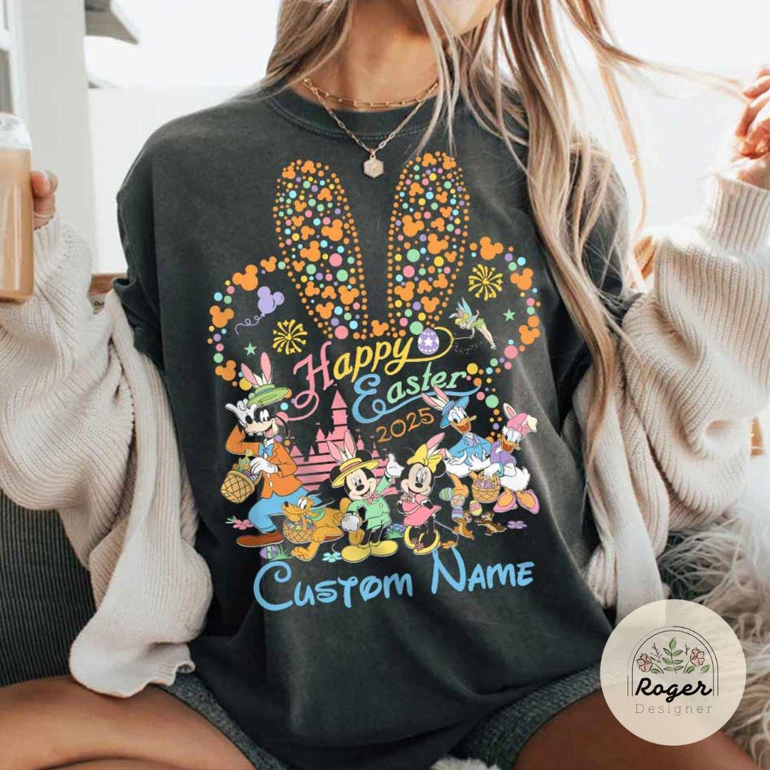 Mickey and Friends Bunny Egg Disney Easter Shirt, Walt Disney World ...