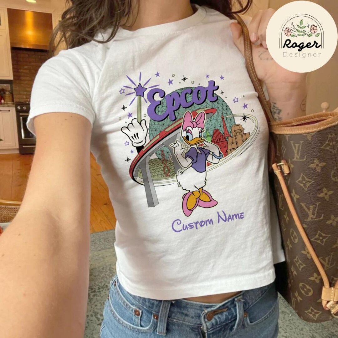 Personalized All Characters Disney Epcot Baby Tee, Mickey and Friends ...