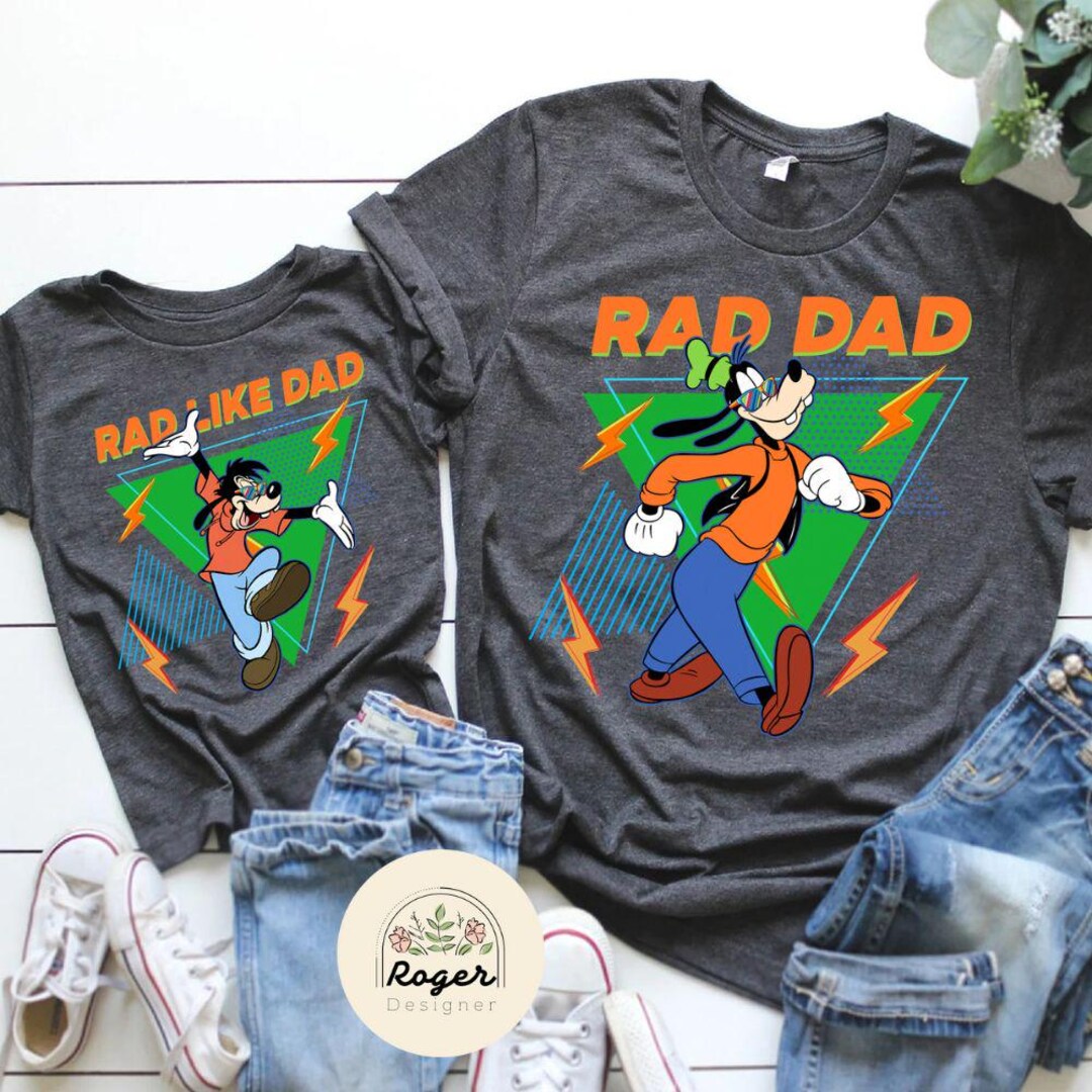Retro 90s Goofy and Max Goof Disney Dad Shirt, A Goofy Movie Happy ...