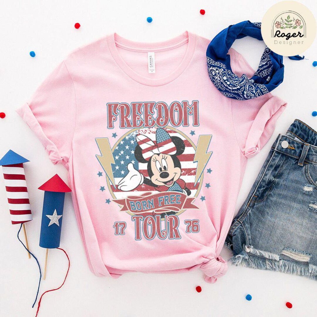 Mickey and Friends Freedom Disney 4th of July Shirt, WDW Disneyland USA ...