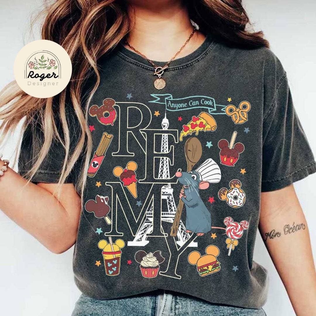 Little Chef Remy Shirt, Just Here for the Snacks, Disney Ratatouille ...