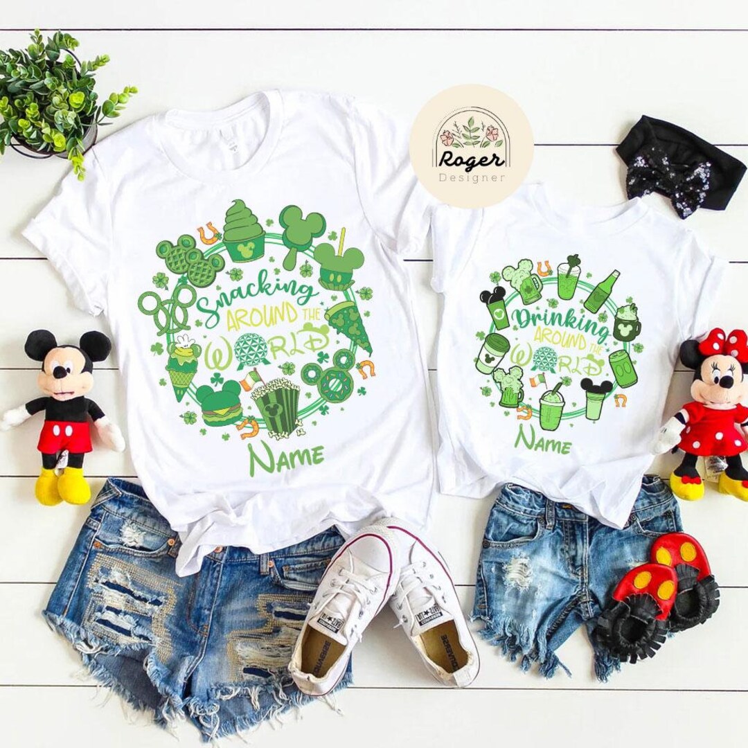 Drinking Around the World, Snacking Around the World Shirts, Epcot ...