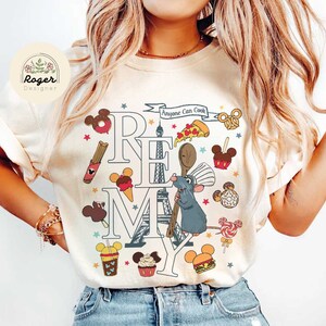 Little Chef Remy Shirt, Just Here for the Snacks, Disney Ratatouille ...