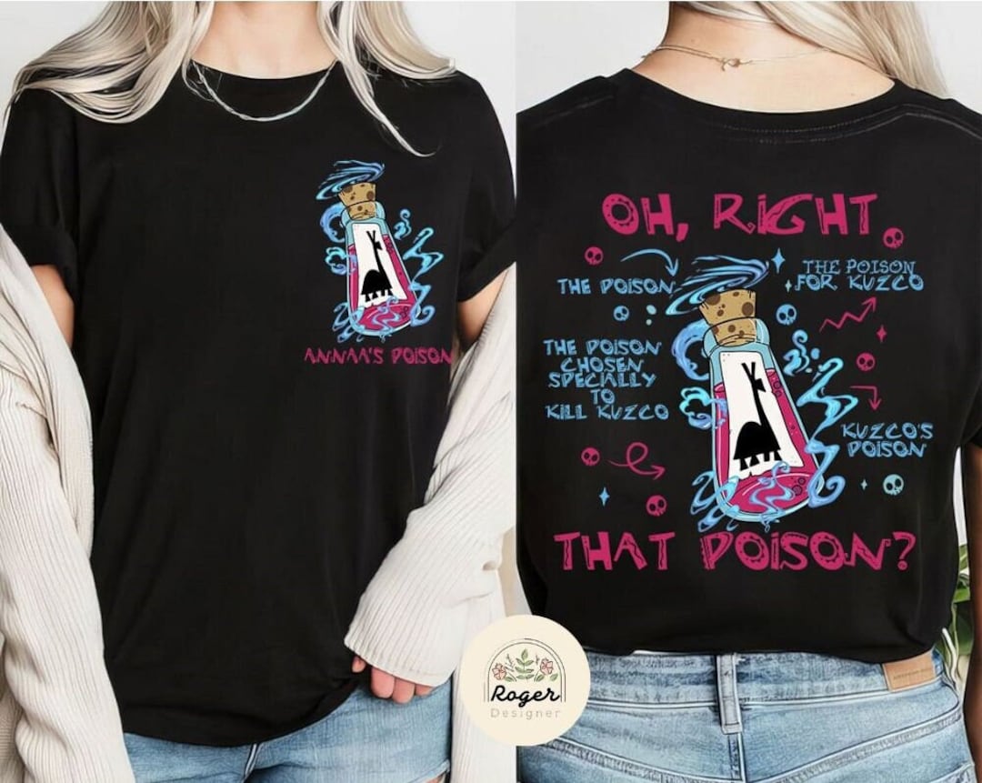 Two-sided the Emperor's New Groove Disney Kuzco's Poison Shirt, Pick ...