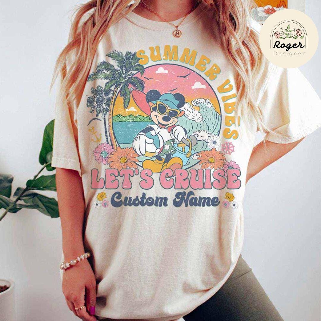 Personalized Mickey and Friends Disney Summer Shirt, Summer Break ...