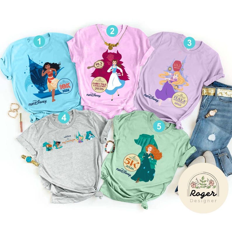Rundisney Disney Princess Half Marathon Weekend 2026 Shirt, Every Mile ...