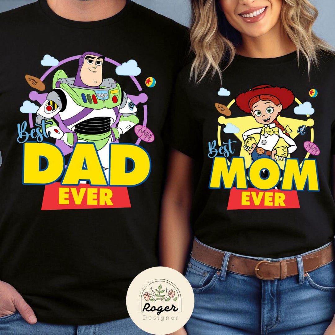 Personalized Disney Toy Story Dad Mom Shirt, Buzz Lightyear Woody You ...