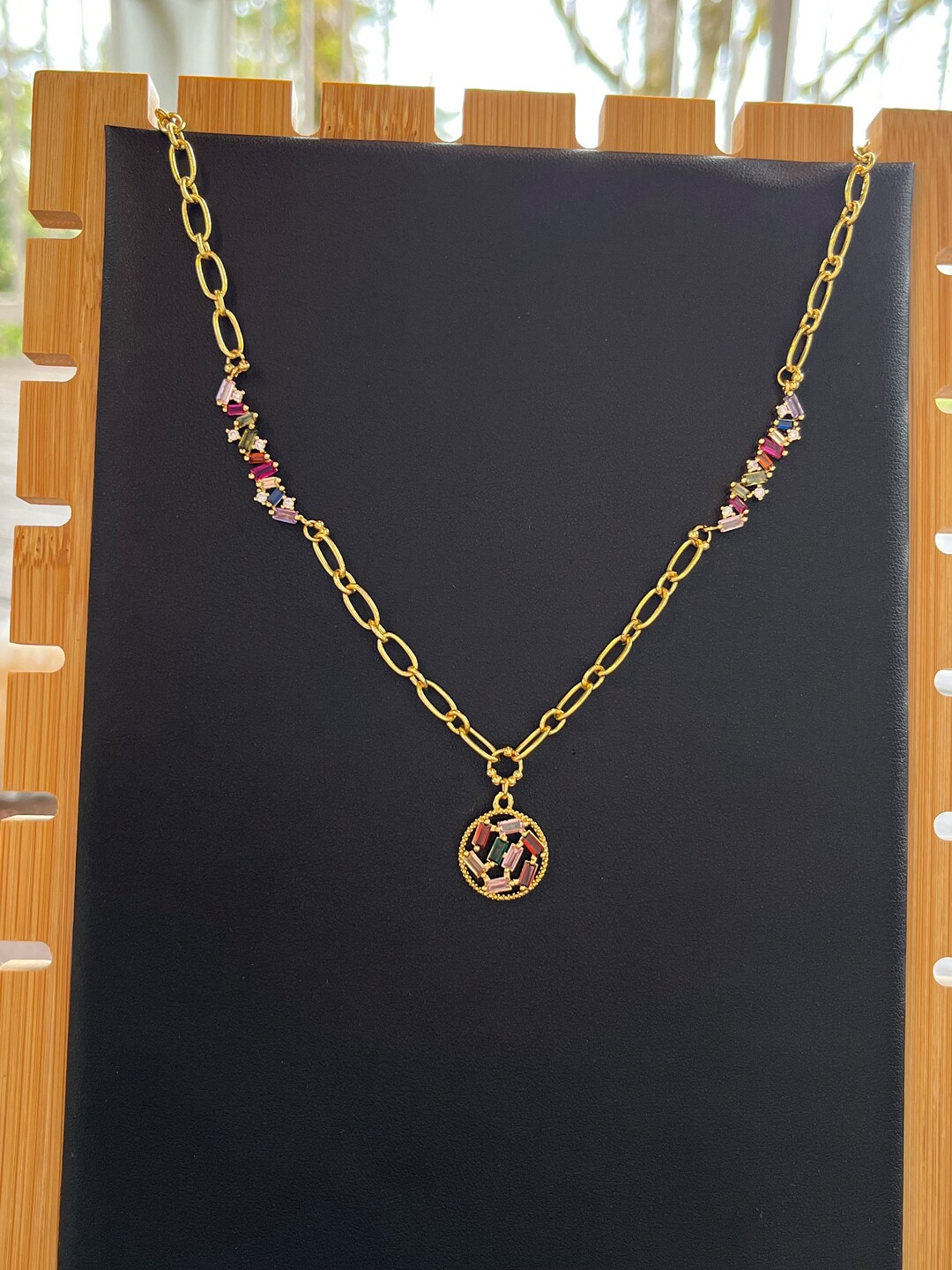 Spring Sparkle Necklace - Etsy