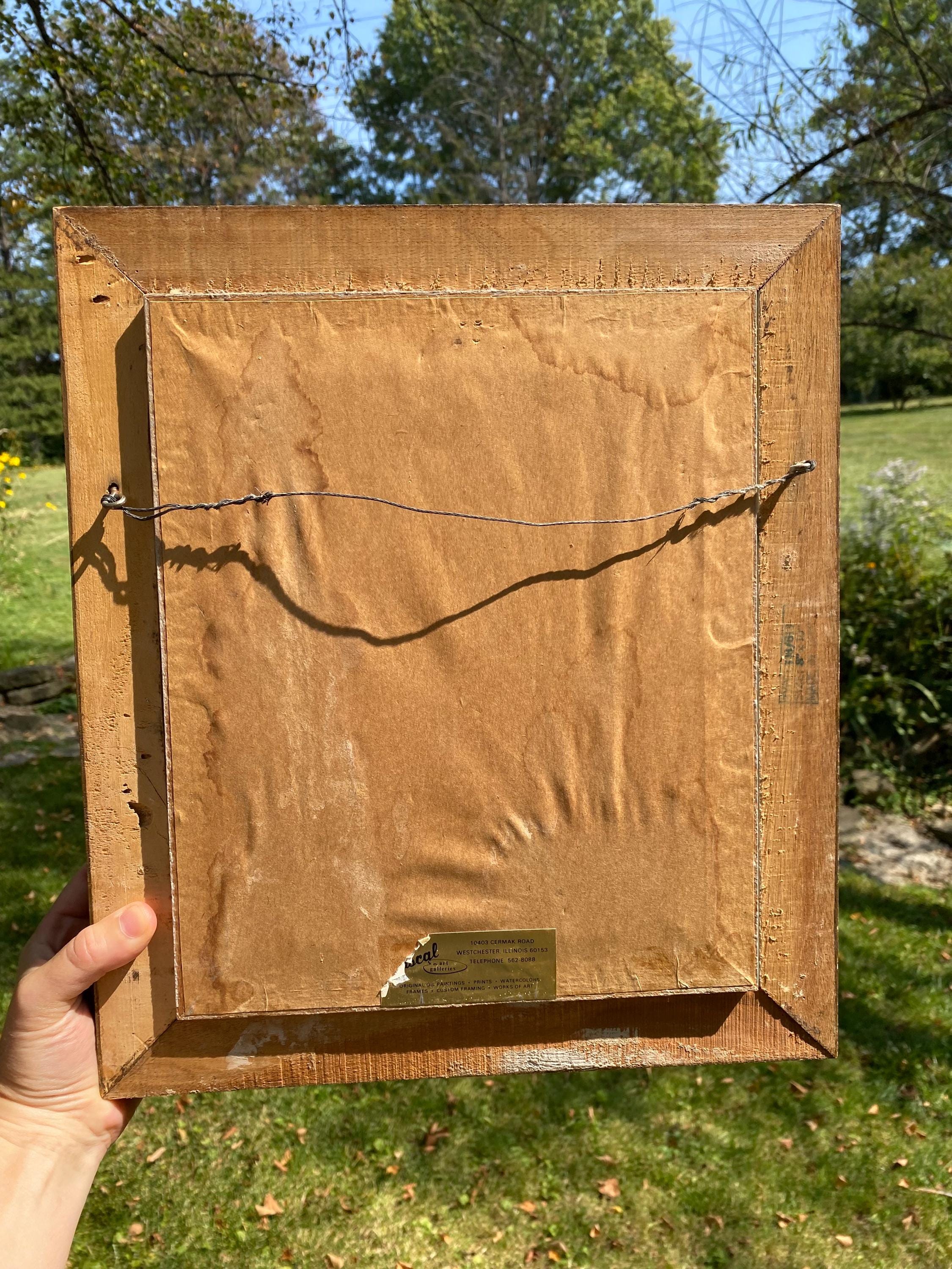 Vintage 1960s Custom Framed Clown Art Prints by Michele - Etsy