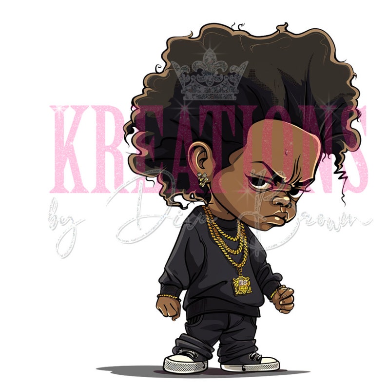 Hip Hop Inspired Cartoon Clipart Set- 4 Png - Etsy