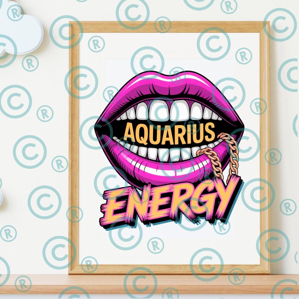 Aquarius Energy PNG, Zodiac Lips Design, Pink Glam Mouth Art, Aquarius ...