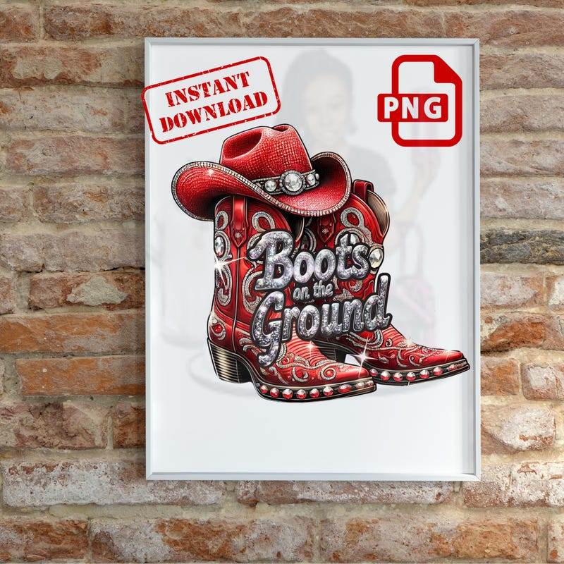 Red Kids Glitter Boots - Etsy