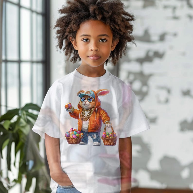 Cool Hip Hop Easter Bunny PNG - Gangster Bunny With Gold Chains Digital ...