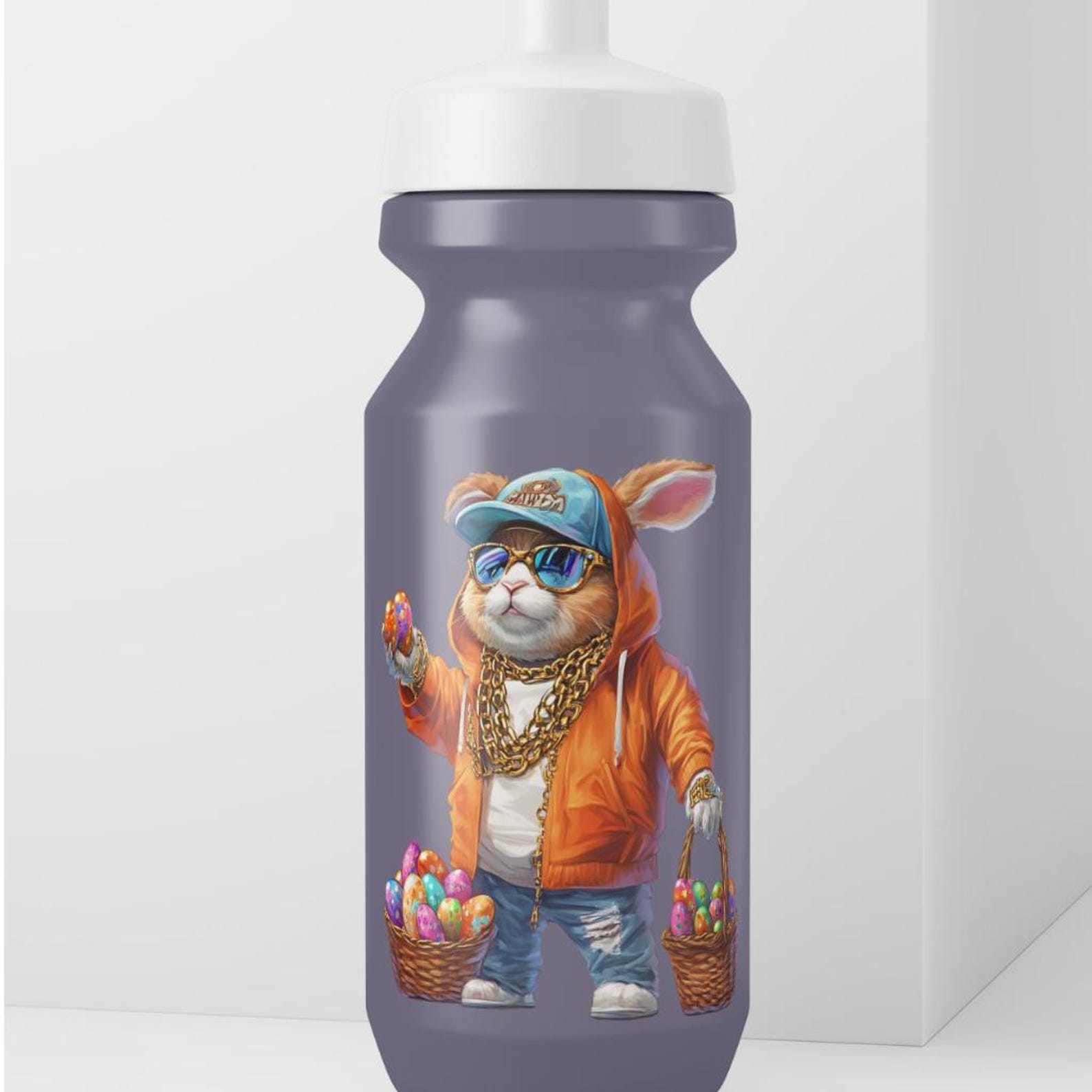 Cool Hip Hop Easter Bunny PNG - Gangster Bunny With Gold Chains Digital ...