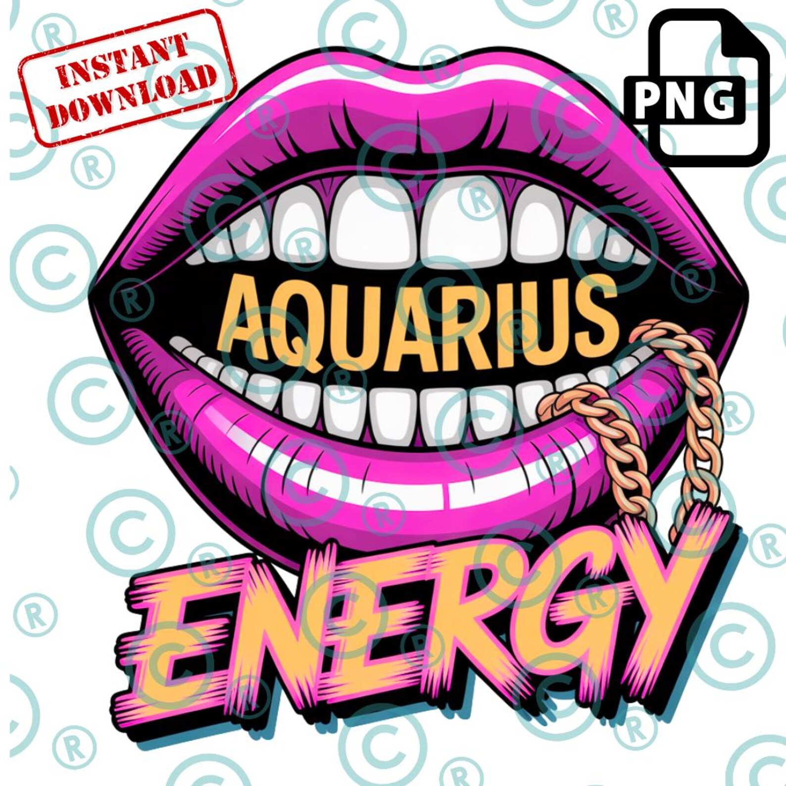 Aquarius Energy PNG, Zodiac Lips Design, Pink Glam Mouth Art, Aquarius ...