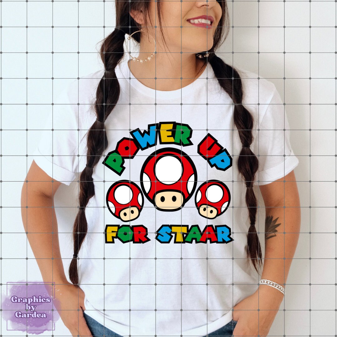 Power up for STAAR Svg, Super Mario Svg, STAAR Svg Super Mario Staar ...