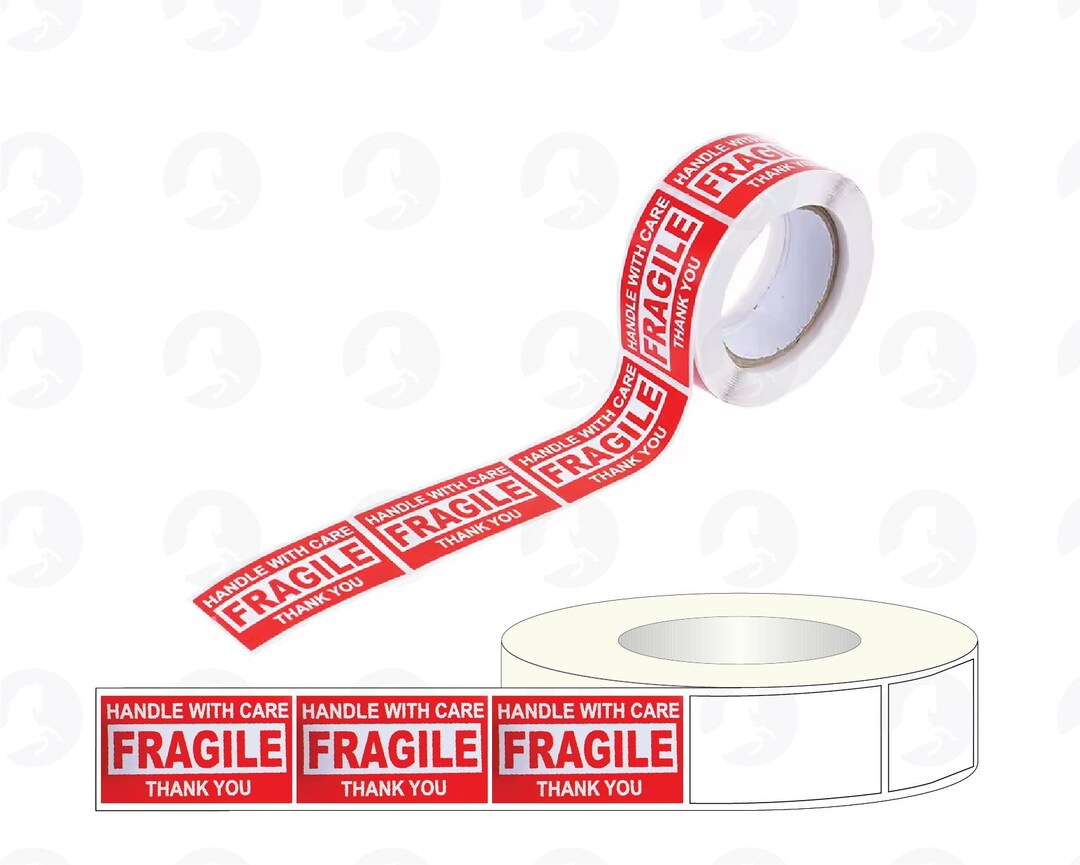 Fragile Warning Stickers, Handle With Care, 250 Roll - Etsy