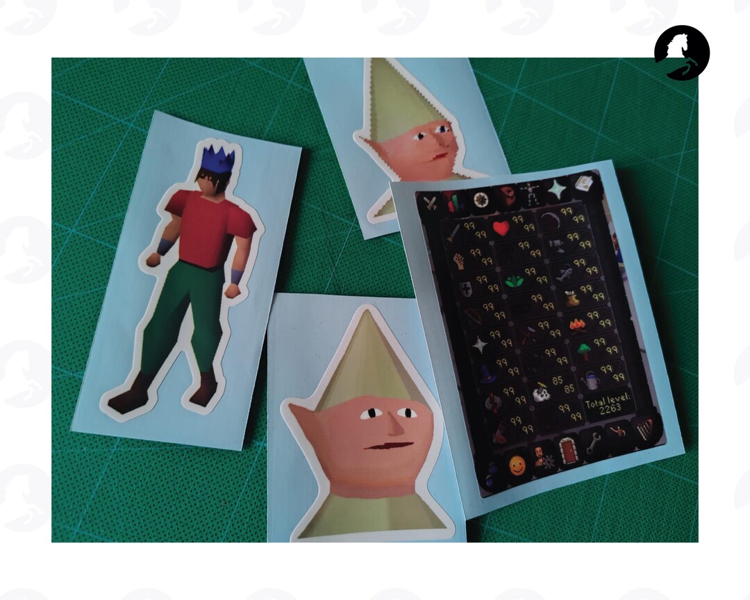 Rune Stickers Old School Runescape Sticker Vinyl OSRS Stickers OSRS ...