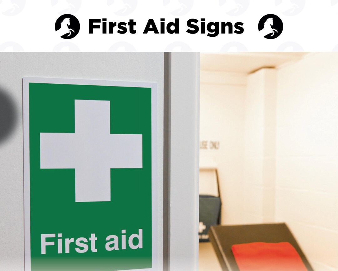 First Aid Vinyl Sticker Health & Safety Warning Decals - Etsy