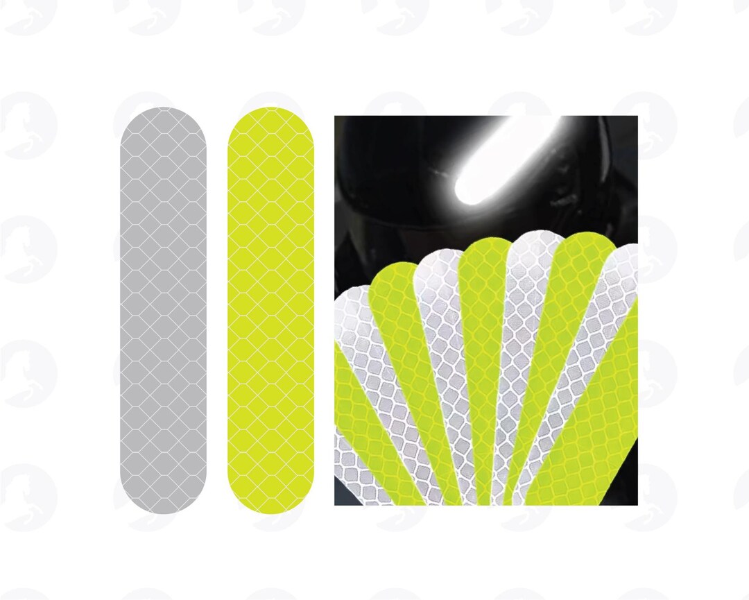 Reflective Sticker Helmet Warning Reflective Night Safety Driving ...