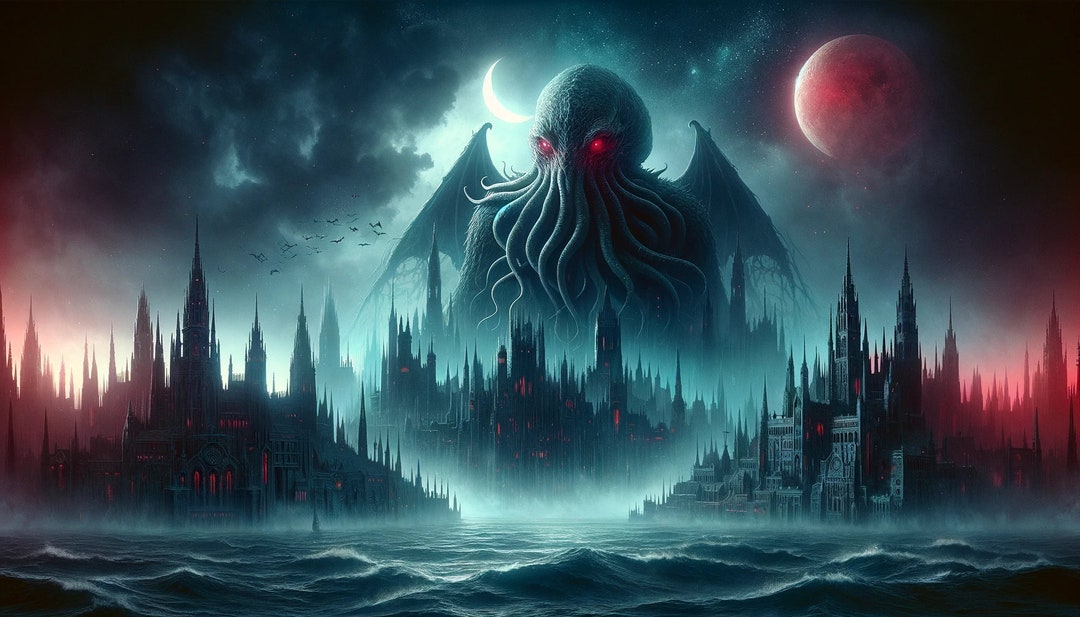 Abyssal Awakening: the Ultimate Cthulhu Mythos HD Wallpaper - Etsy