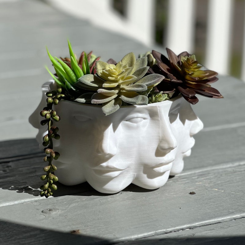 Multi Face Planter - Etsy