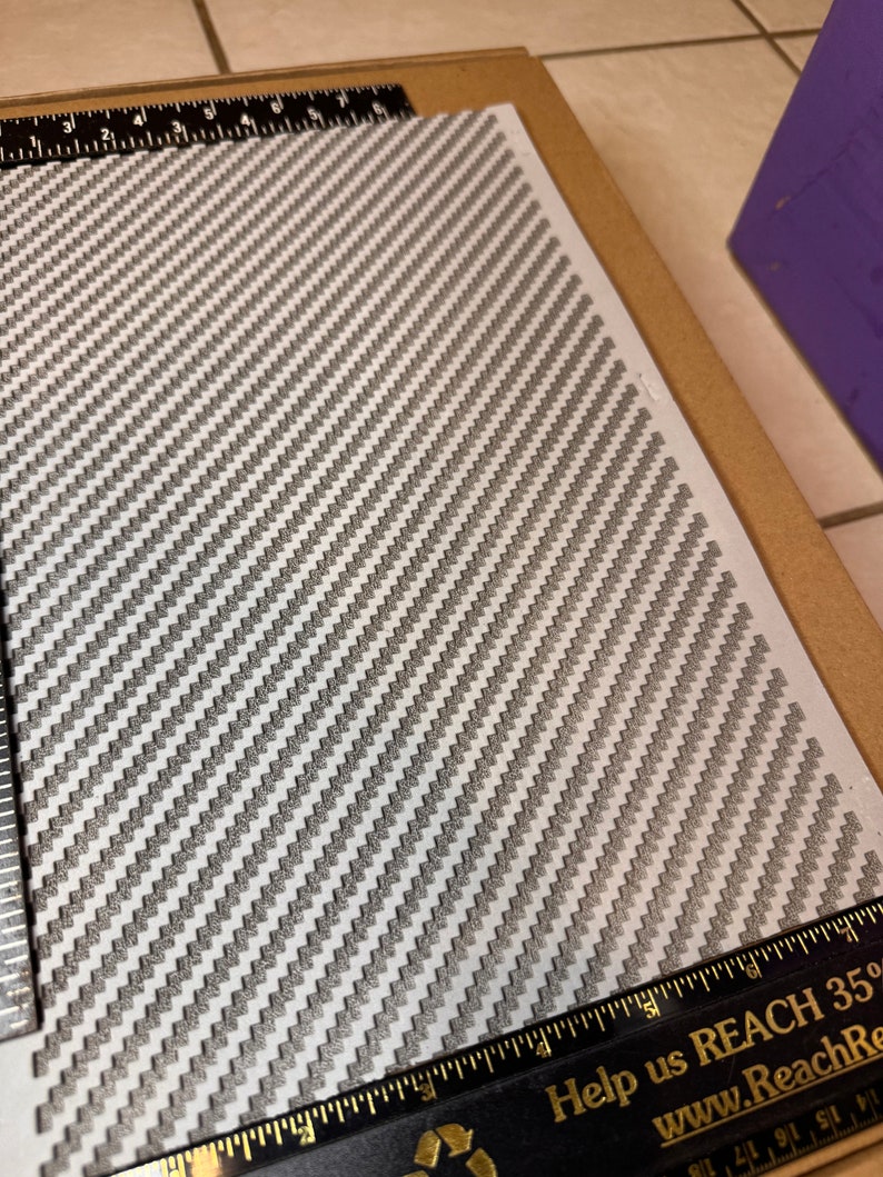 Carbon Fiber Engraving on EVA Foam - Etsy