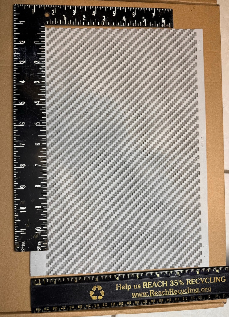 Carbon Fiber Engraving on EVA Foam - Etsy