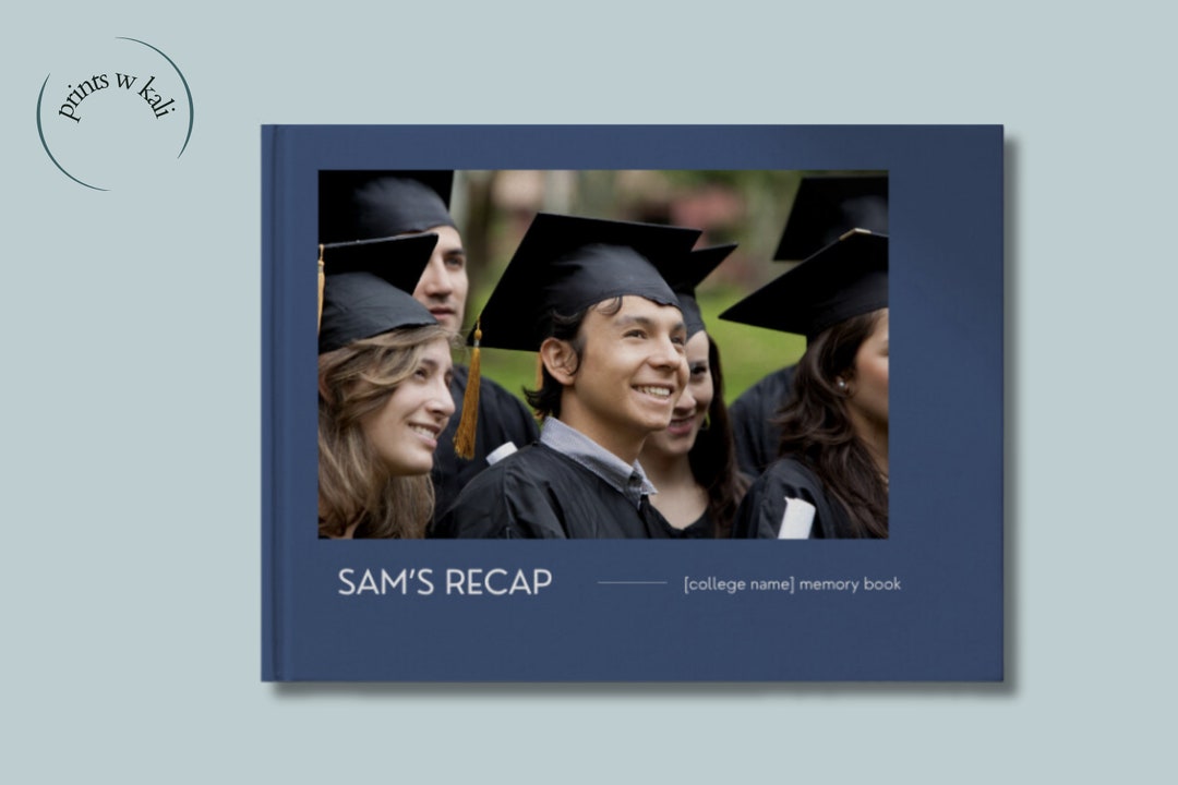 Graduation Memory Book, College Graduation Gift, College Photobook ...